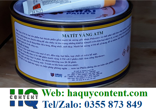 SỬA CHỮA TÂN TRANG BỀ MẶT XE CỘ, BÀN GHẾ BẰNG MATIT