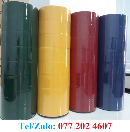 BĂNG KEO DÁN MÀU VÀNG, XANH,ĐỎ, TRẮNG, VÀNG ĐEN