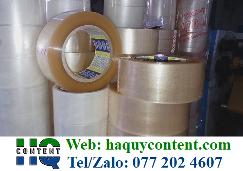 BĂNG KEO ĐÓNG KIỆN HÀNG, NIÊM PHONG GIÁ RẺ