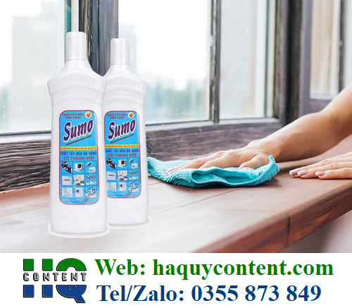 CHAI SUMO ĐA NĂNG TẨY RỬA NHÀ VỆ SINH SẠCH THƠM.