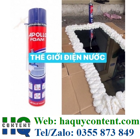 CHAI XỊT FOAM TRÁM BÍT KHE HỞ VẾT NỨT GIÁ TỐT TPHCM