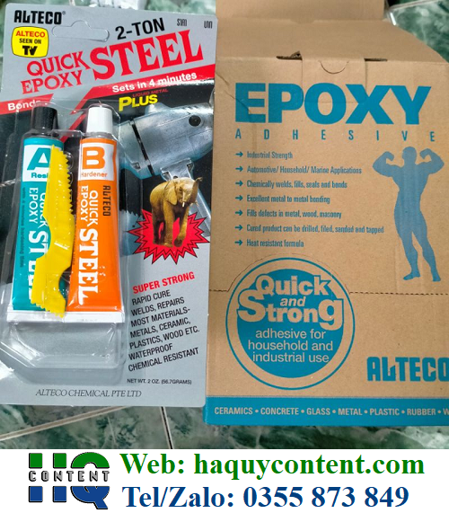 KEO ĐA NĂNG DÁN MÁI TÔN, DÁN SẮT, DÁN NHỰA, DÁN GỖ KEO 2 TUÝP THÁI LAN
