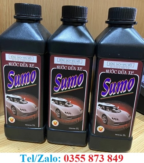 NƯỚC RỬA XE SUMO SẠCH BÓNG BỀ MẶT XE, DỄ SỬ DỤNG